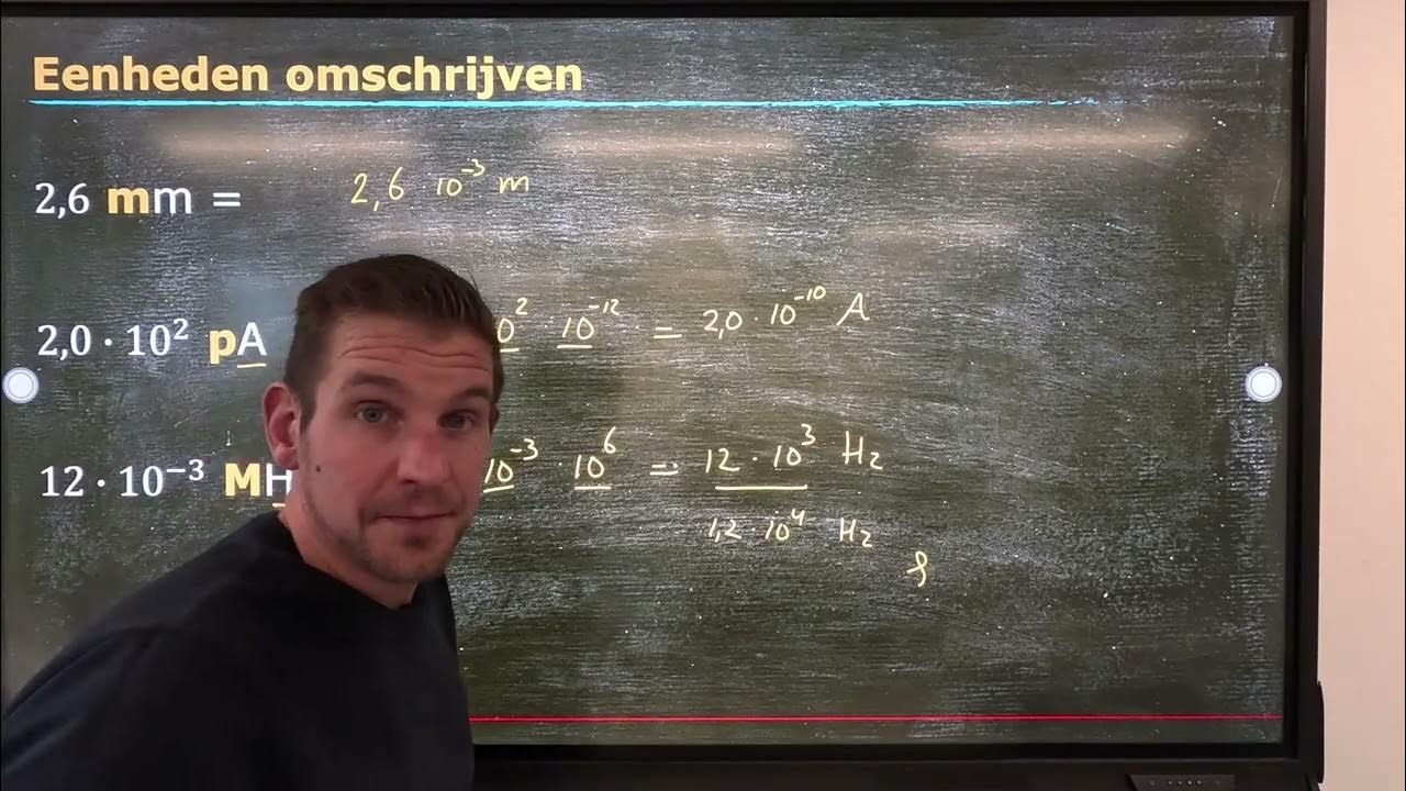Uitleggemist #Natuurkunde Basisvaardigheden Les 2 📚 Eenheden omrekenen ...