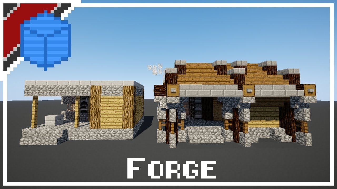 Amliorer La Forge D39un Village Pnj Minecraft Youtube
