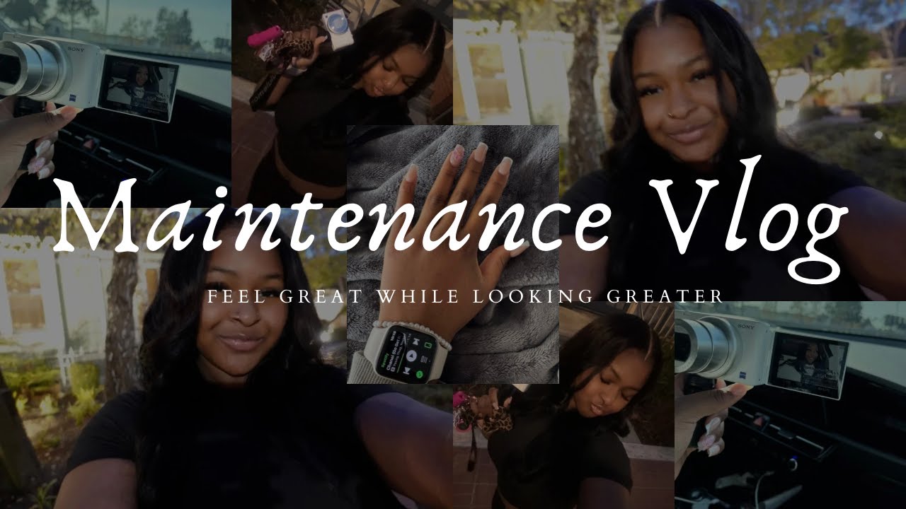Maintenance Day Vlog + Exciting Hair Appointment | Hair | Nails ...