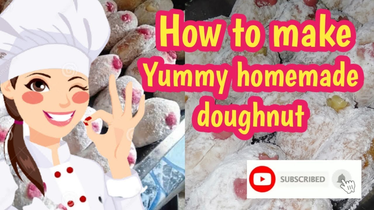 How to make homemade doughnut. |Yummy doughnut | tutorial for business ...