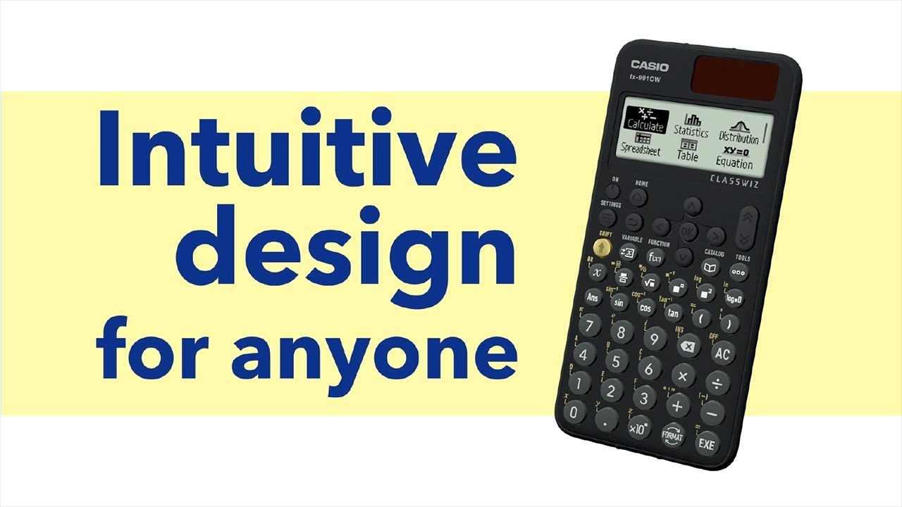 CASIO ClassWiz CW Series Debut Intuitive Design For Anyone YouTube