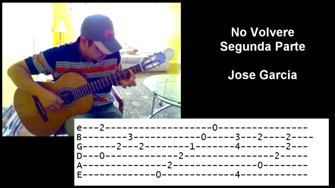 PEDRO INFANTE - NO VOLVERE- tutorial #2 - Jose Garcia - YouTube