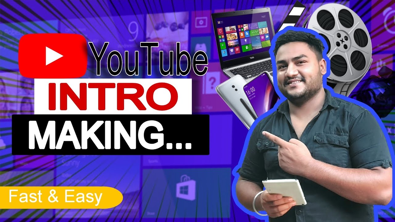 How to make intro | youtube intro kyse banaye | bhojpuriyatech - YouTube