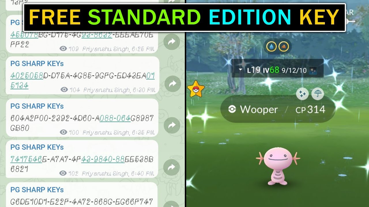 PGSharp Standard Edition Key Giveaway | How to Get Free PGSharp ...