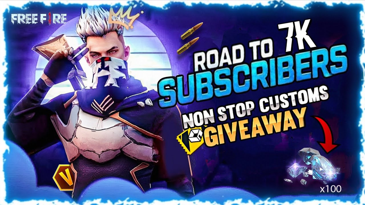Free Fire Live Giveaway 💎💎 | FF Live Custom Room | FF Live Guild Test ...