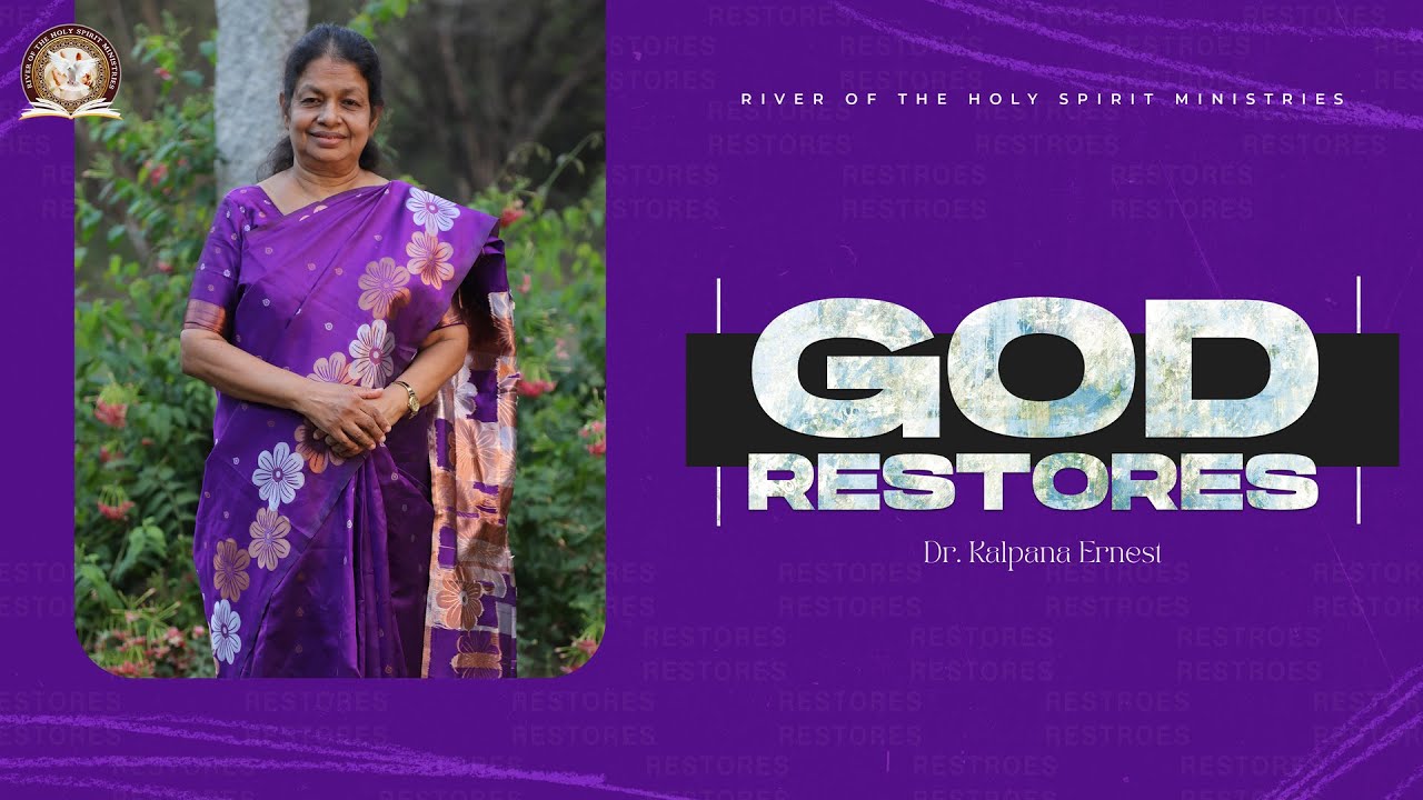 God Restores | Dr.Kalpana Ernest | English Sermon - YouTube