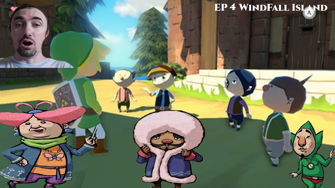 Let's Play Legend of Zelda Wind Waker Episode 4 Windfall Island 1/2 ...