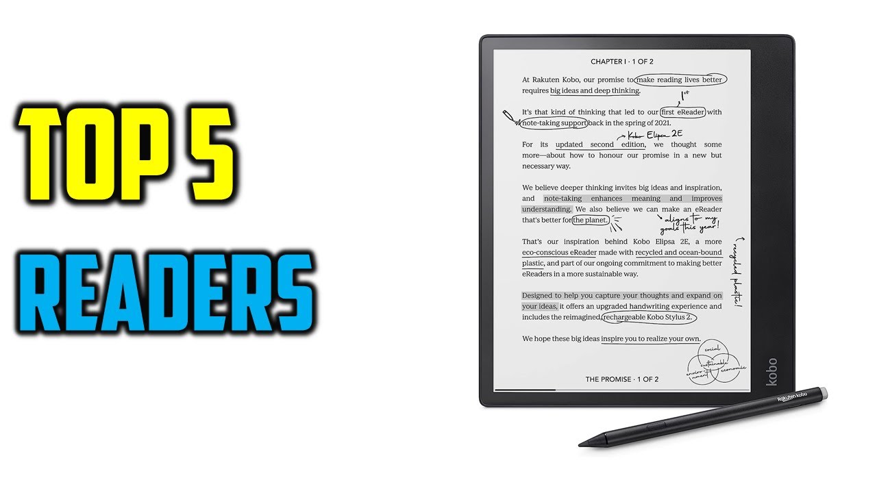 Top 5 Best e-Readers in 2024 - The Best e-Readers Reviews - YouTube