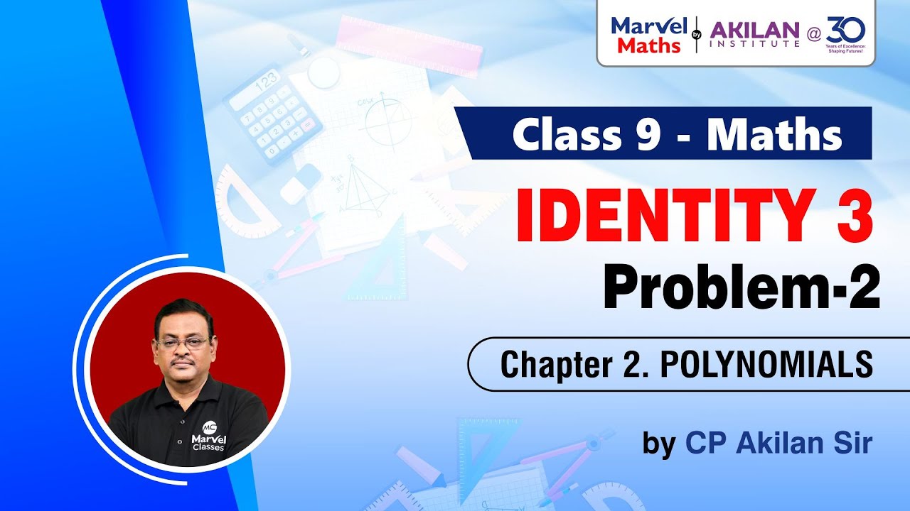 Mastering Identity-3: Problem 2 | CBSE Class 9 Maths | Chapter 2 ...