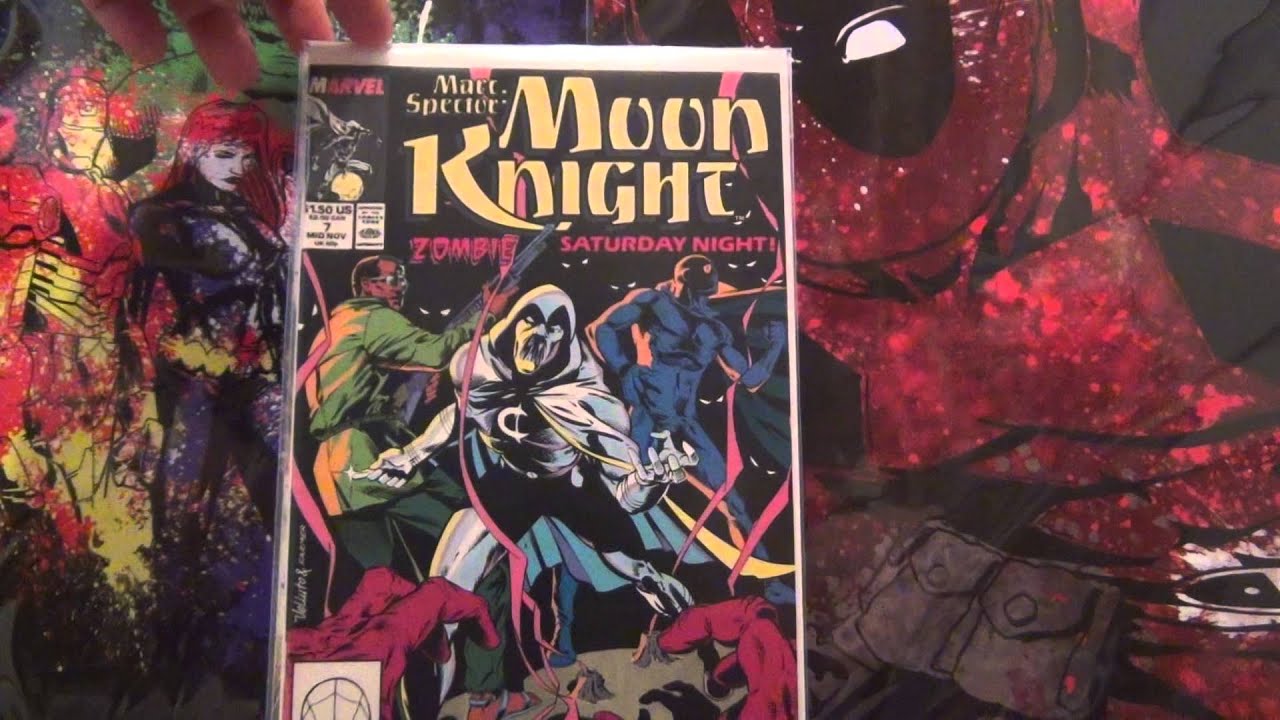 3/26/2014 My Complete Moon Knight Comic Book Collection, All Runs - YouTube