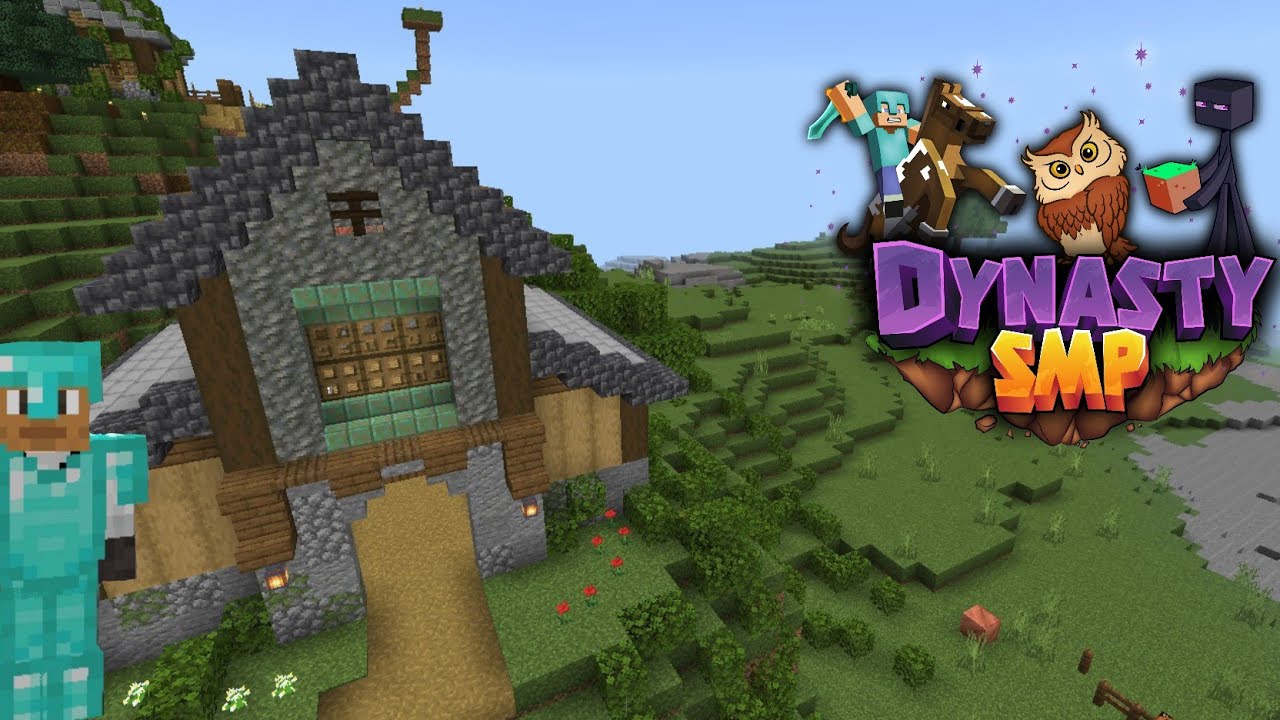 Dynasty Smp Episode 2 | Getting geared up and Animal Barn - YouTube