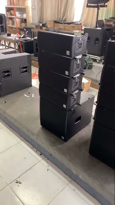 Speaker manufacture LINE ARRAY PRO - AUDIO - YouTube