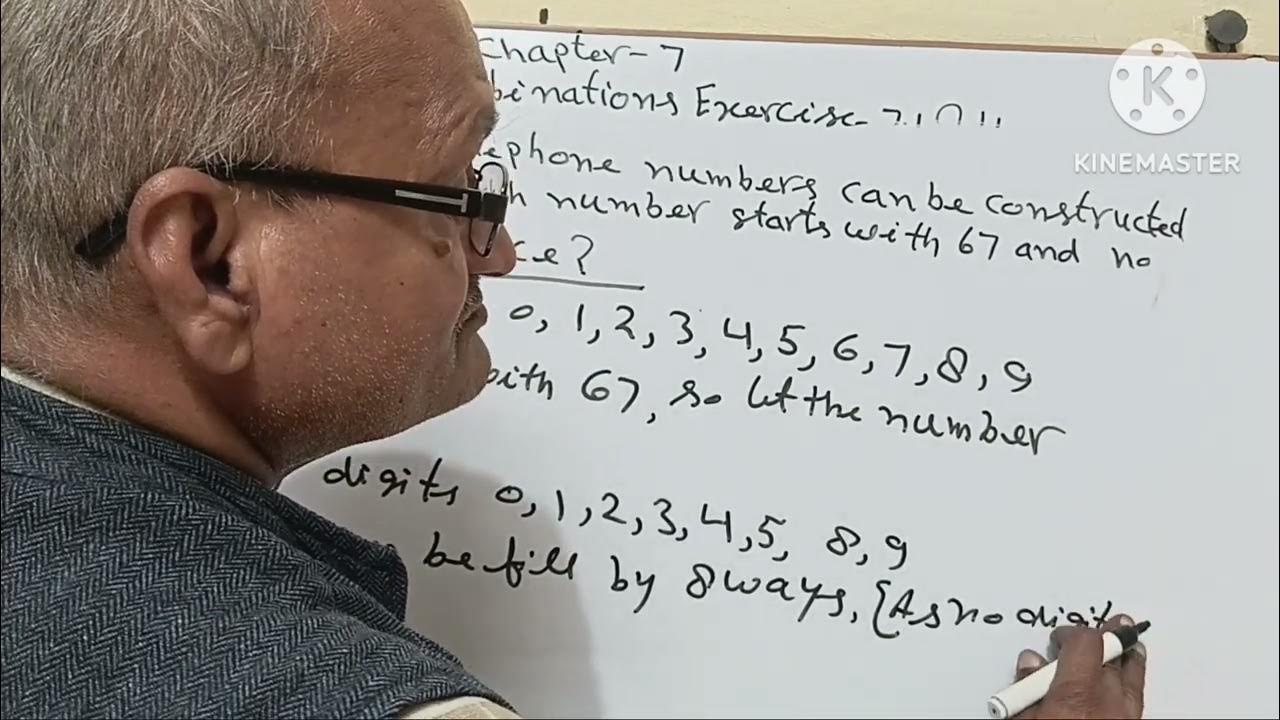 Class XI Maths NCERT Permutations and Combinations Exercise 7•1 Q.4 - YouTube
