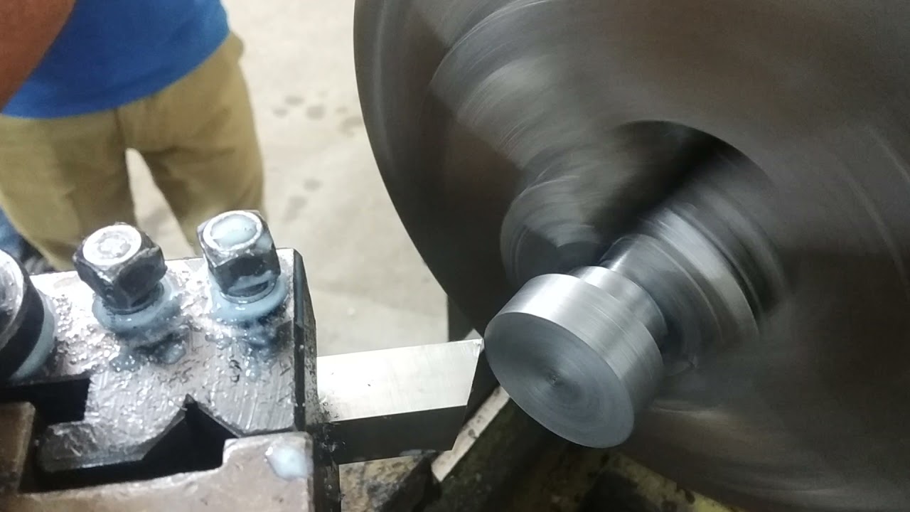 Chamfering operation in Lathe machine - YouTube
