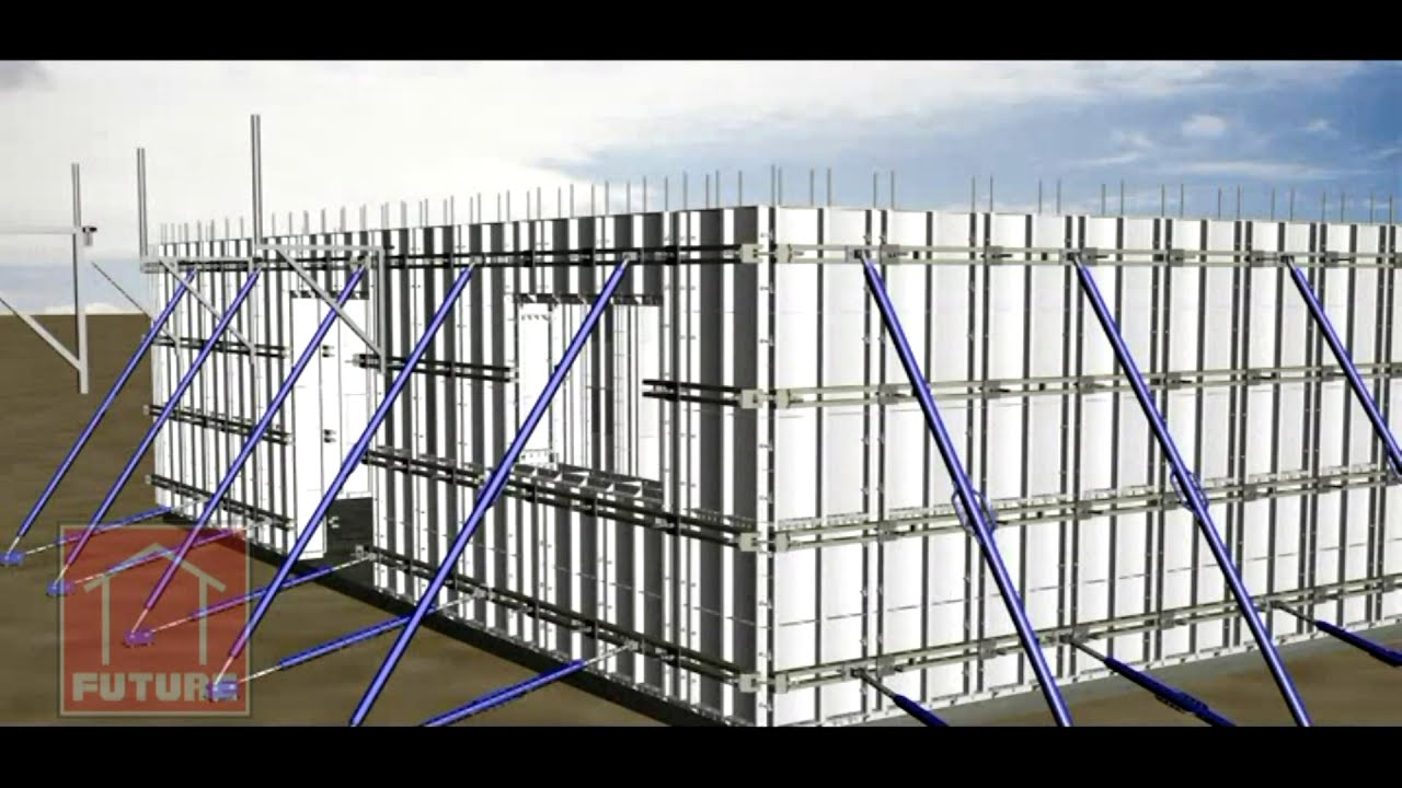 Future Formwork Alu. F Panel Form System - YouTube