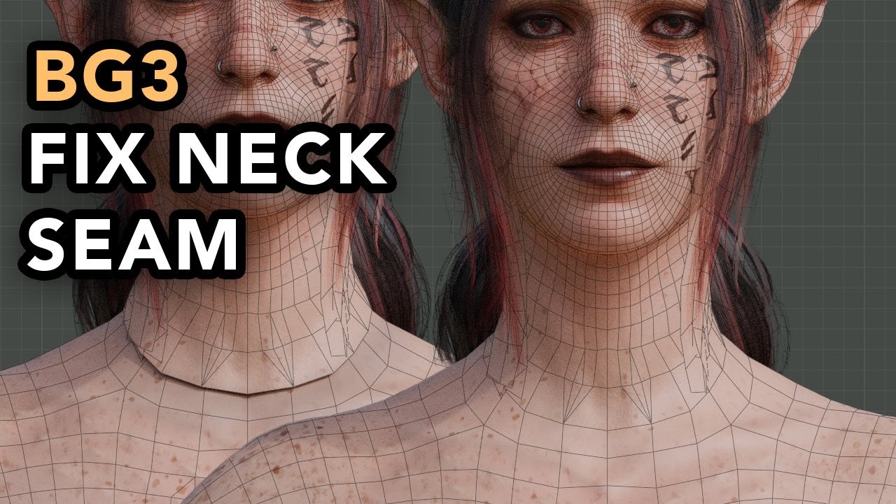 Fix Neck Seams on Character Models | Baldur's Gate 3 - YouTube