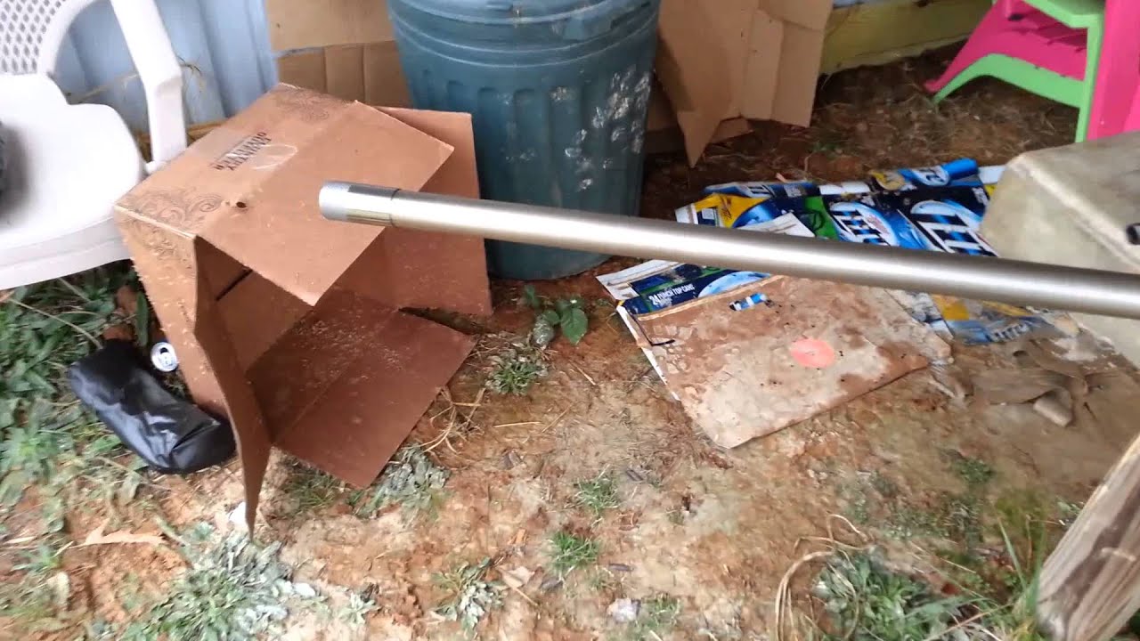 Outlaw shotgun. "Turkey shoot gun" 60" barrel - YouTube