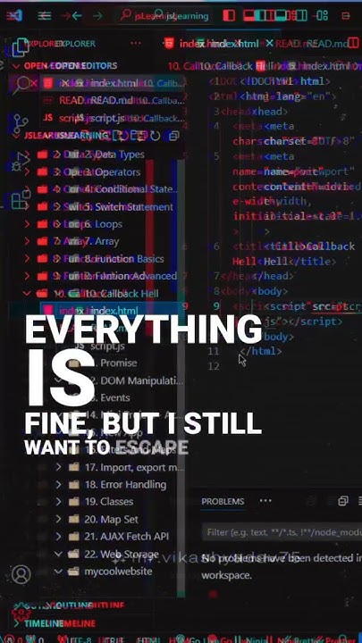 Callback Hell Javascript Advanced Coding Javascript Frontendwebdeveloper Programming Youtube