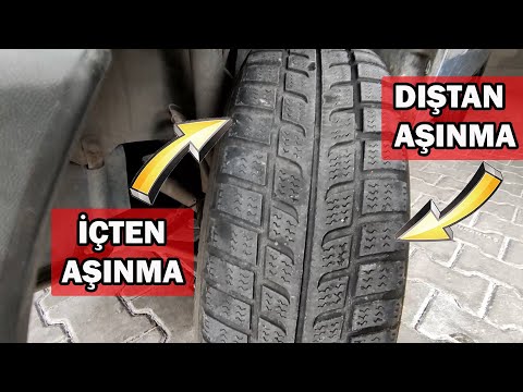 Arka veya Ön Lastik İçten Yiyor yada On Lastik Dıştan Yiyor İse Lastiğin İç Kısmı Neden Aşınır?