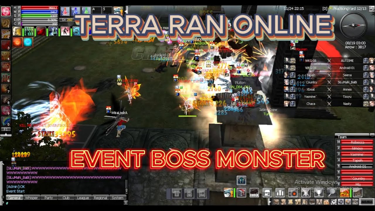 EVENT BOSS RAN ONLINE TERRA EP 10 - YouTube