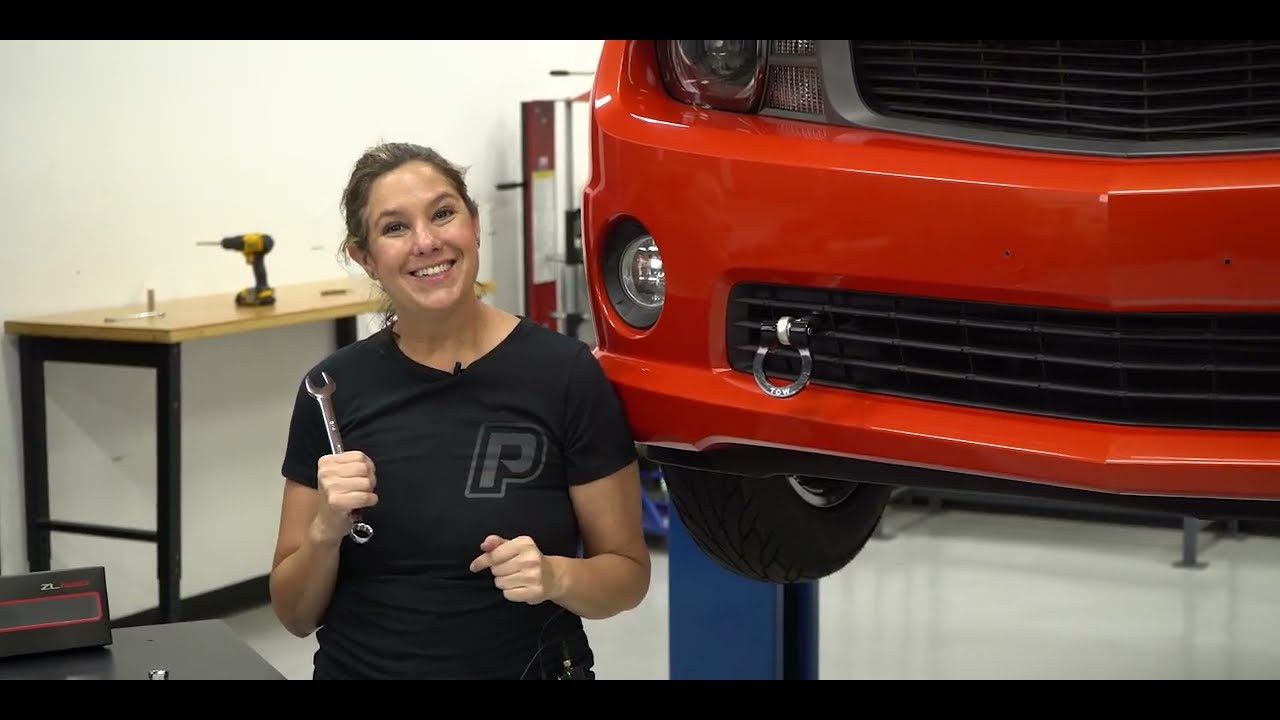 @zl1addons162 2010 Camaro SS Tow Hook Install - Phastek - YouTube