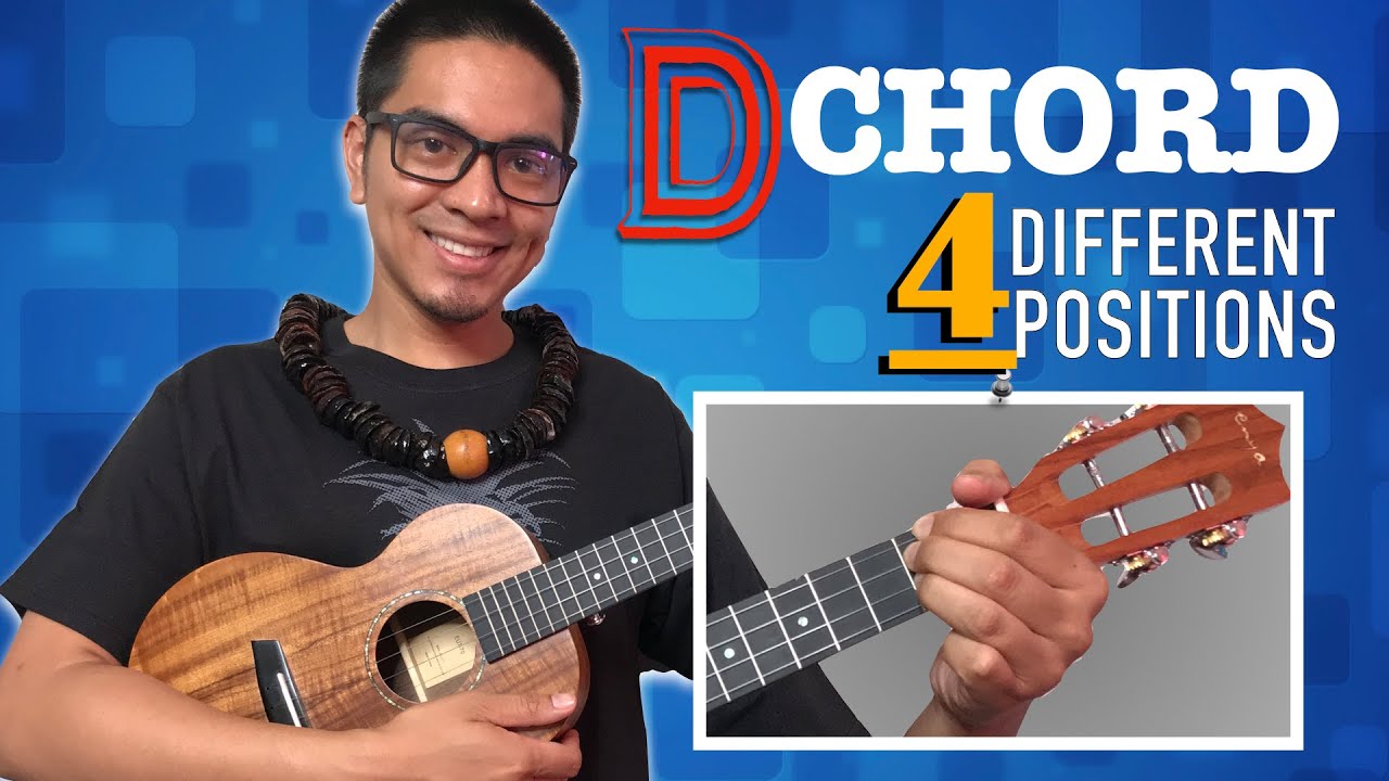 D Chord Positions Ukulele - YouTube