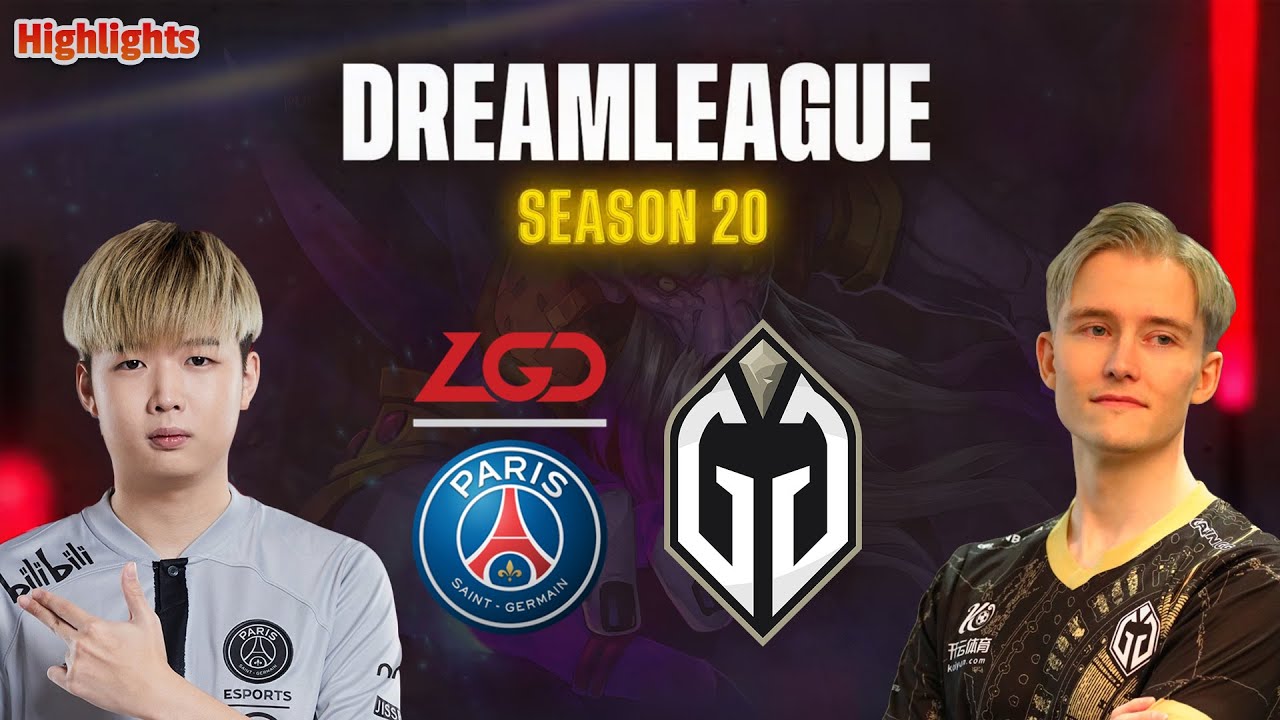 Dream League Season 20 - Lower Finals - PSG.LGD vs Gladiators - YouTube