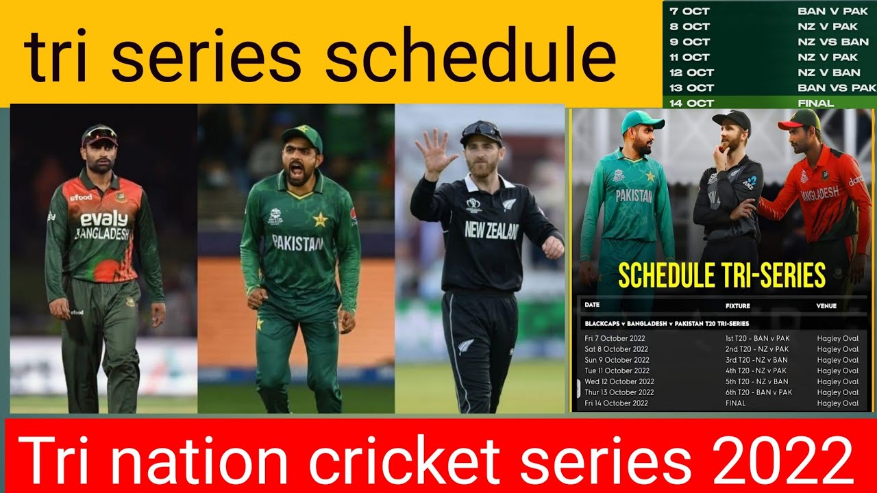 tri nation series schedule| TRI nation series 2022 - YouTube