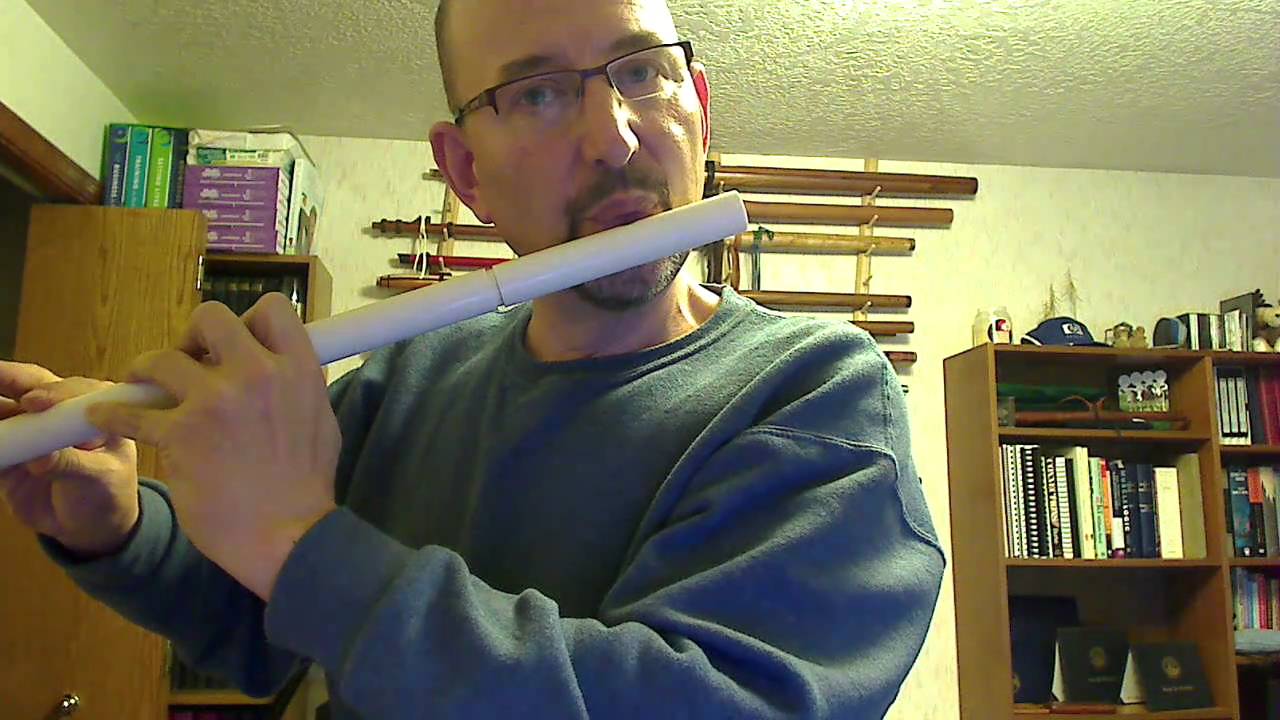 Doug Tipple PVC flute .... the man is a genius! - YouTube