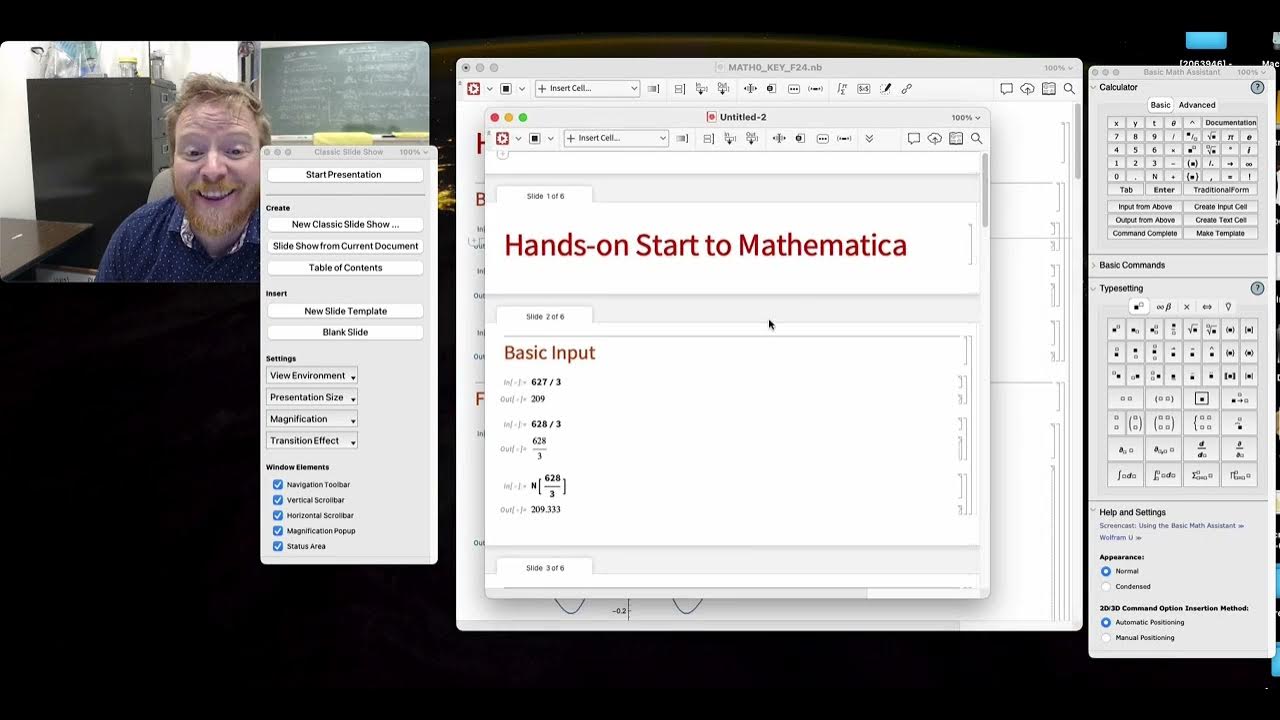 Saving Mathematica Notebooks as a Presentation & PDF - YouTube