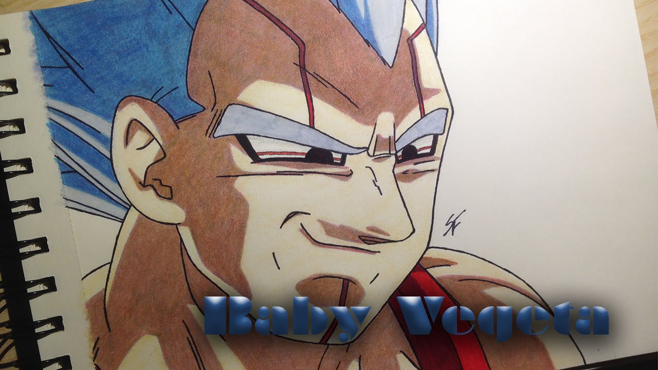 Drawing Baby Vegeta (Dragon Ball GT Universe) - YouTube