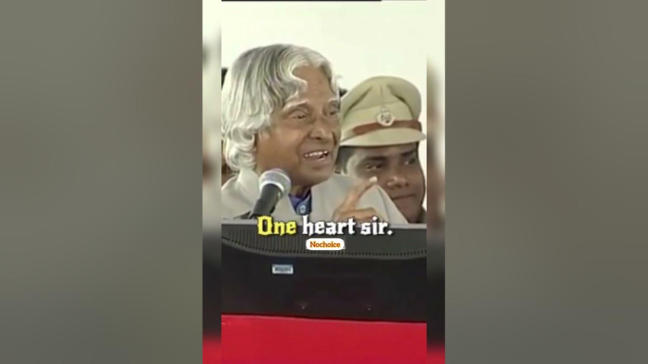 Dr. APJ Abdul Kalam A Conversation With Medical Students...... Must ...
