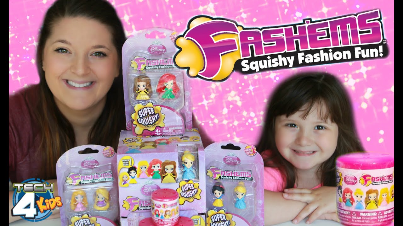 Disney Princess FASH'EMS- NEW!- Cinderella, Ariel, Aurora, Belle ...