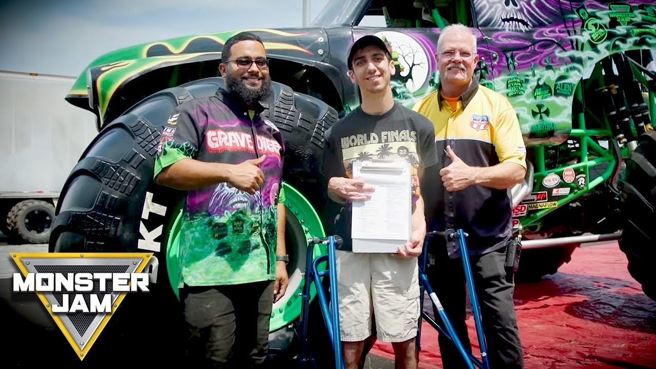 Monster Jam Superfan Becomes Honorary Staff Official for the Day ...