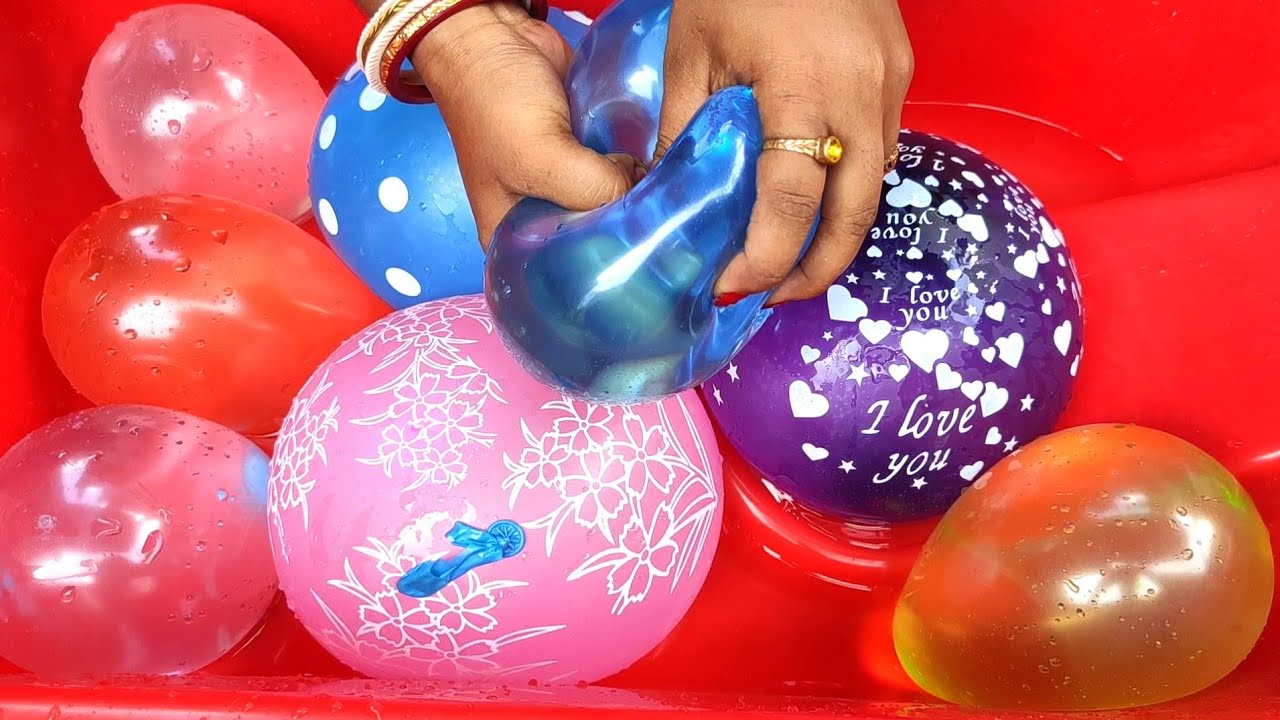 Fun Water Poping Lots Of Balloons Part 3 3🎈🎈😅 Fun Color Balloon