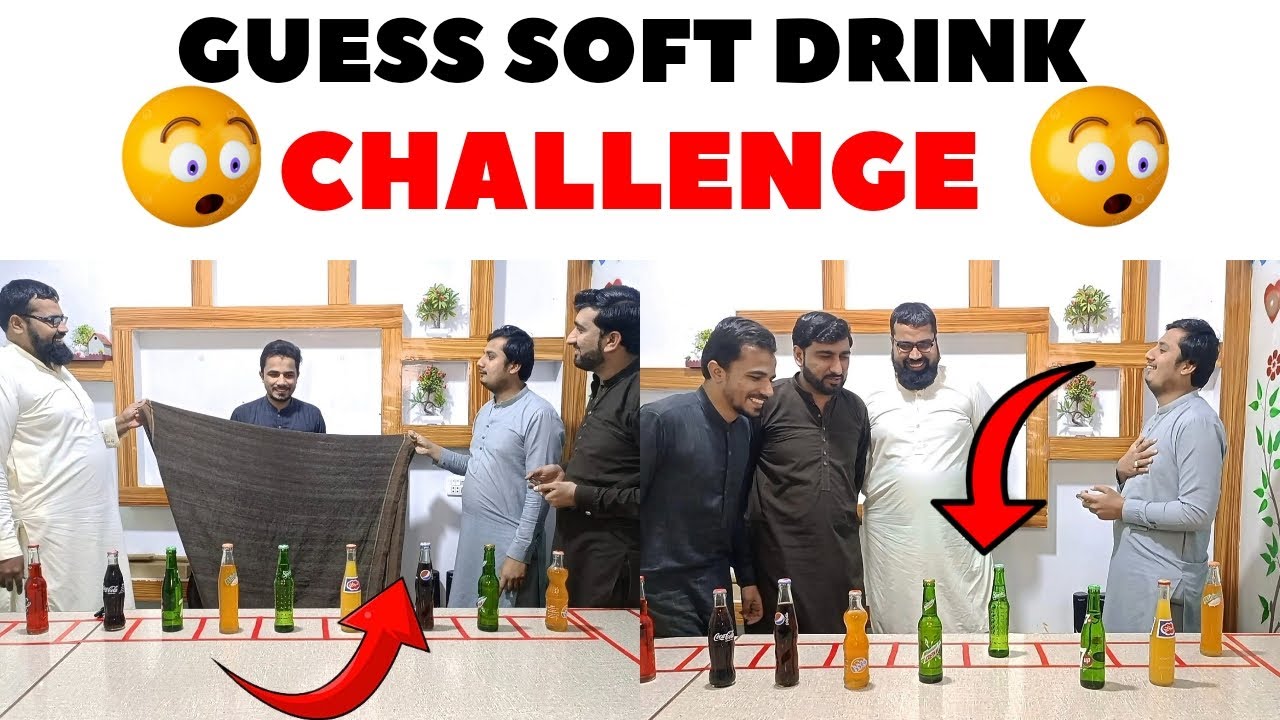 Guess the cold drink challenge with friends / Cold drink game😂😂 - YouTube