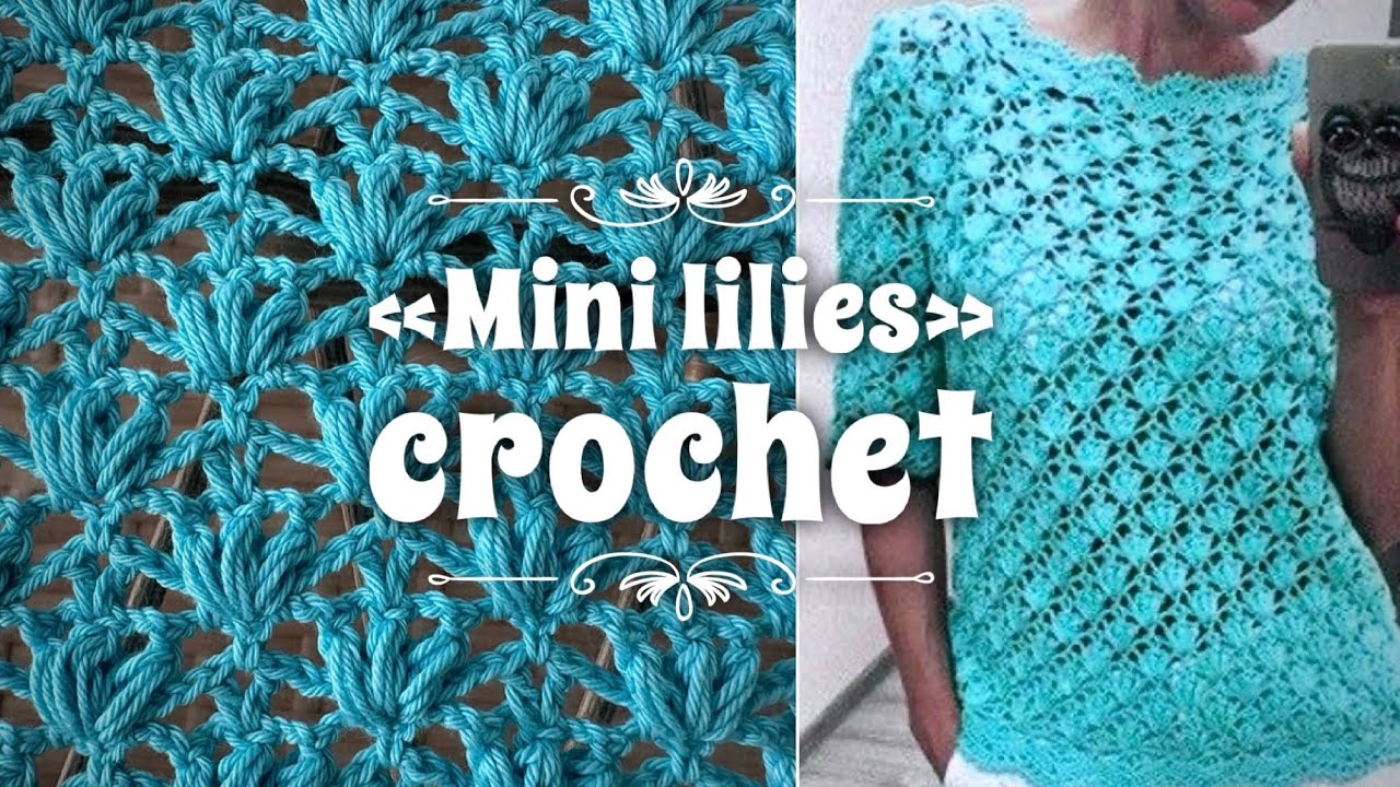 Лучше сядьте! Вас поразит КРАСОТА этого узора! 😍 “Mini lilies” crochet ...