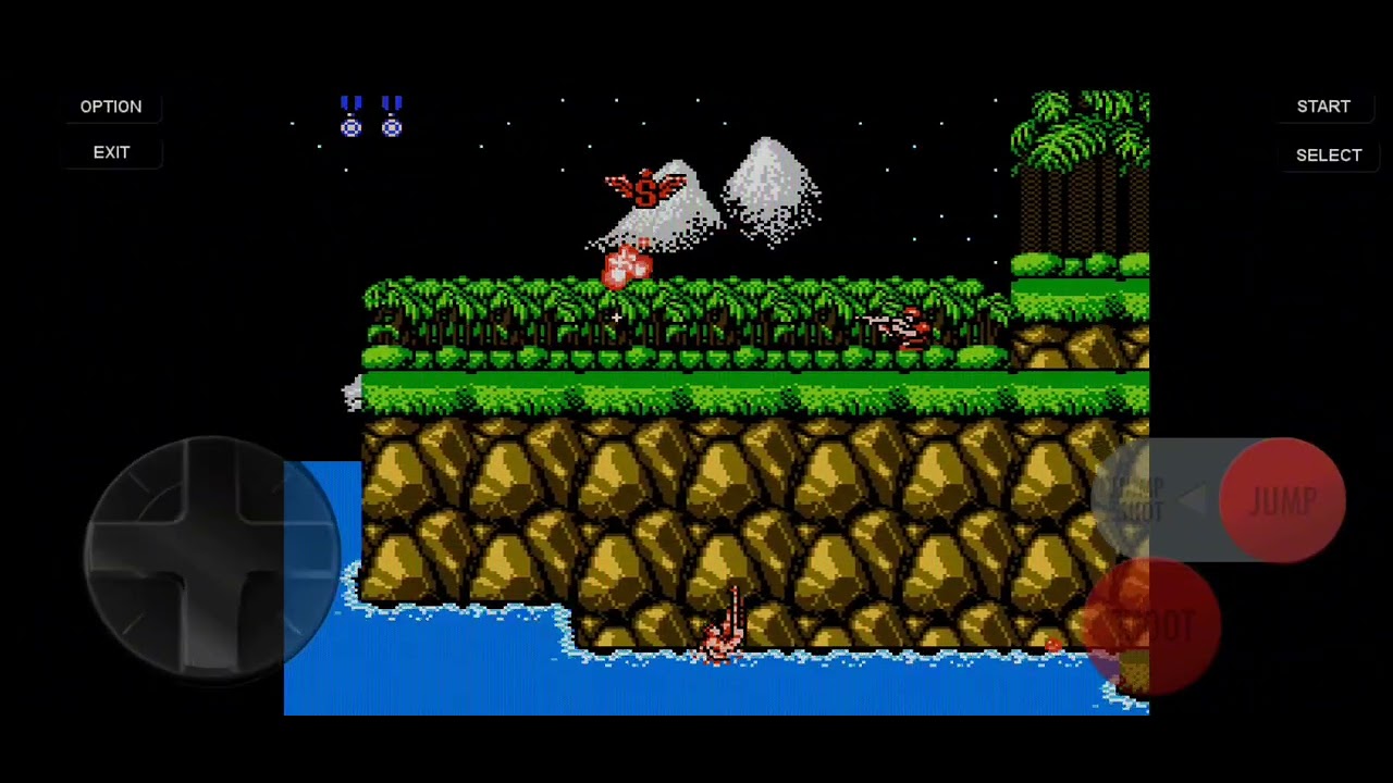 I forgot 😝 no double jump in Contra game😂 - YouTube