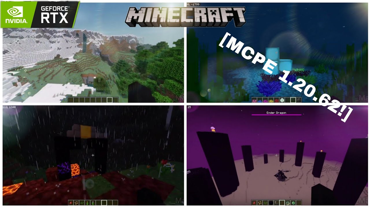 ULTRA REALISTIC MINECRAFT SHADER FOR [MCPE]😱🙀 (Free download) 1.20.60 ...