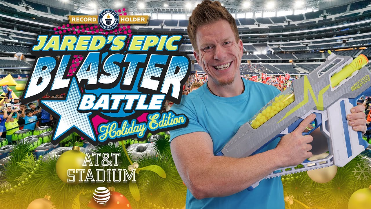 Jared's Epic Blaster Battle: Holiday Edition | AT&T Stadium 12-18-22 ...