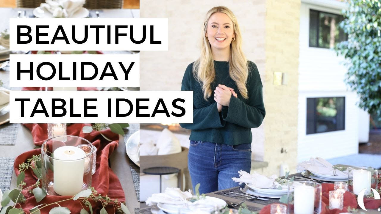 Easy Holiday Table Decor: Stunning in MINUTES with NO Fuss! ⏰ (Formula ...