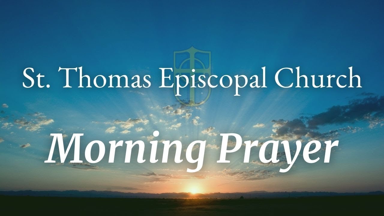 Midweek Morning Prayer: Wednesday August 24 - YouTube