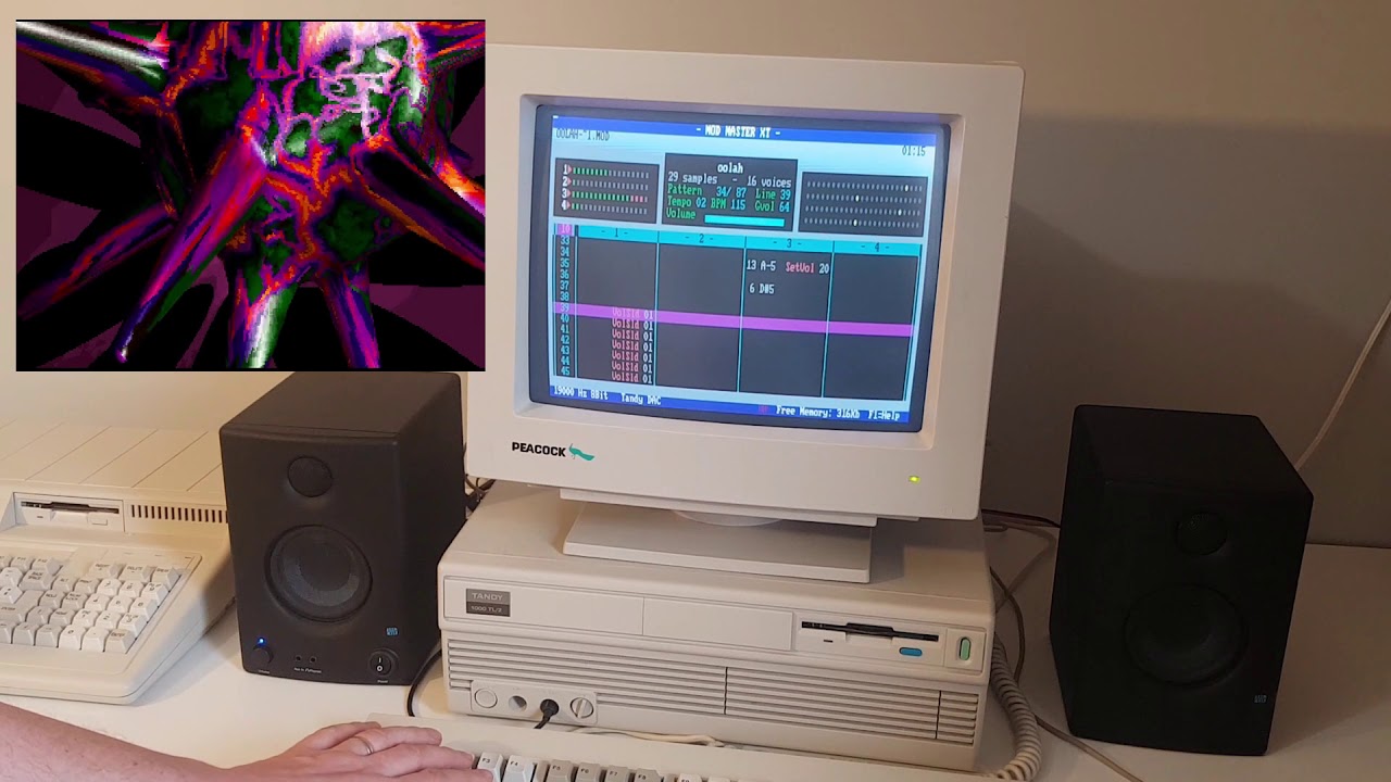 Tandy 1000 TL/2 DAC : OOlah by Groo (Stars) - YouTube