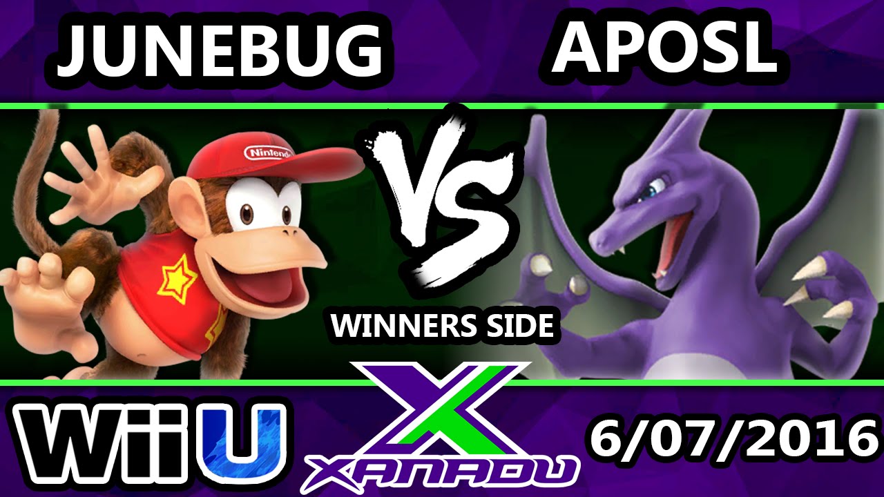 S@X 153 - Junebug (Diddykong, Ryu) Vs. VGBC | Aposl (Charizard) SSB4 ...
