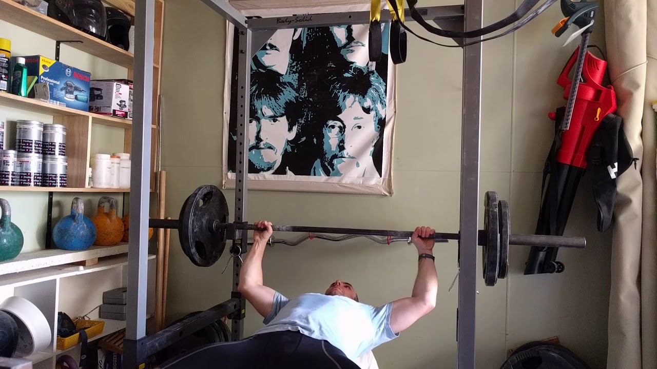 Bench Press 1RM test January 2018 - YouTube