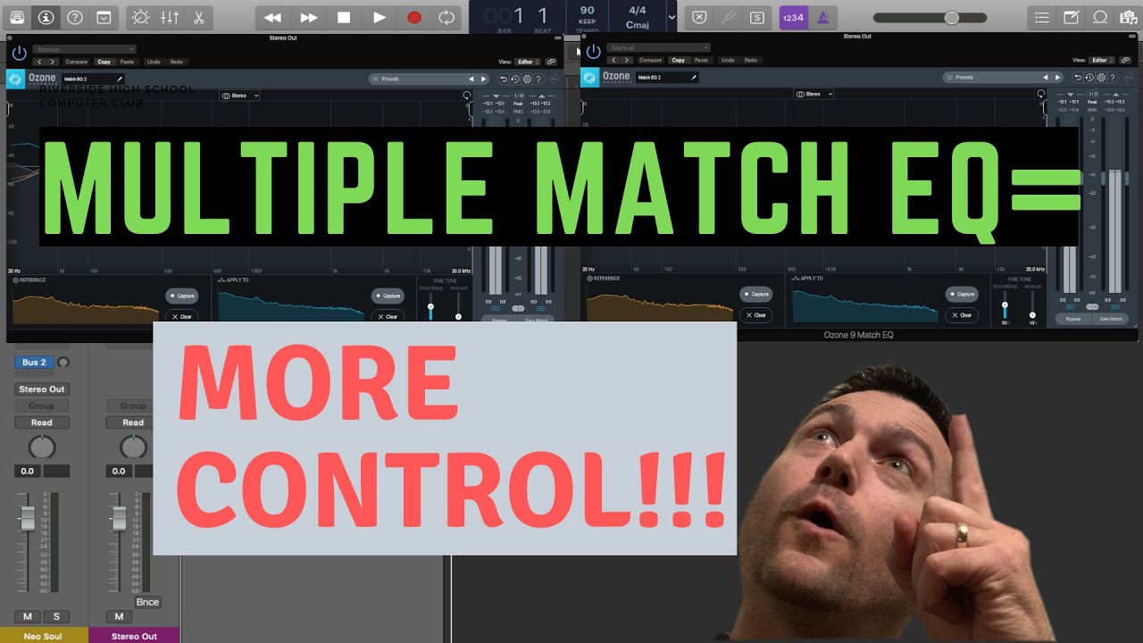 Using Multiple Match EQ Plugins For More Control- Ozone 9 - YouTube