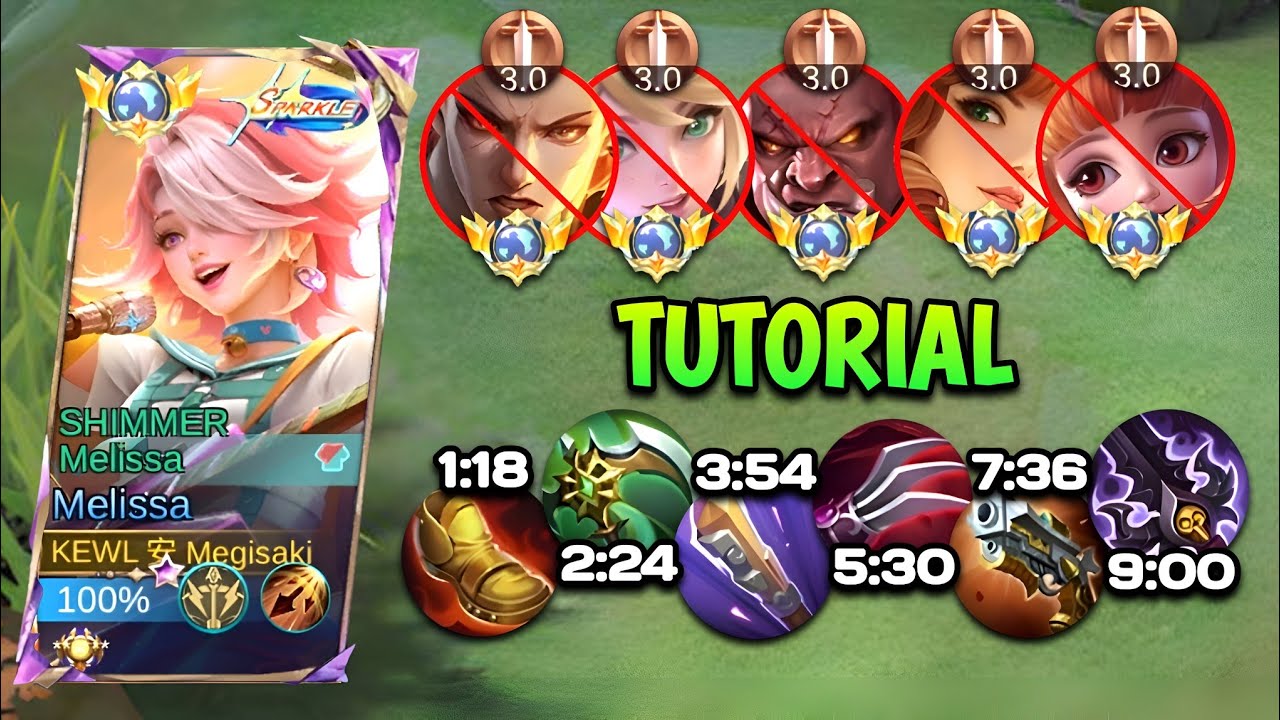 9 MINS FULL BUILD MELISSA!! FASTEST FARM IN ML HISTORY? SOLO RANK ...