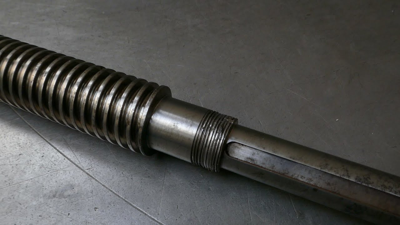 Lead Screw thread repair - YouTube