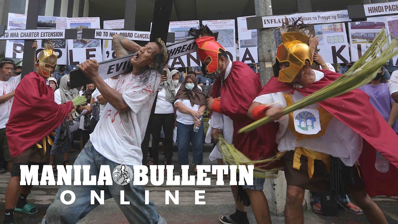 'Kalbaryo ng Maralita’ protest in Quezon City - YouTube