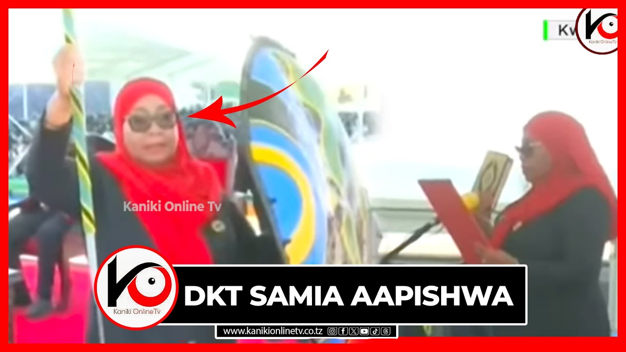DKT SAMIA AAPISHWA RASMI KUWA RAIS WA TANZANIA - YouTube